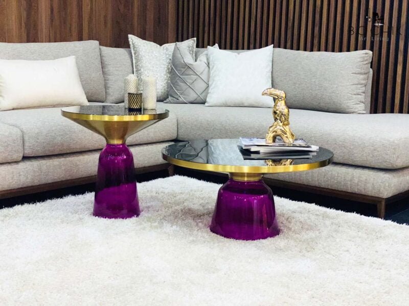 Tables basses BELL Violet - BOCHIK